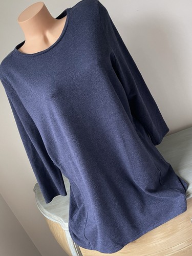 J. Pure Jill Sweat T Shirt Dress French Terry Lagenlook Pima Cotton ...