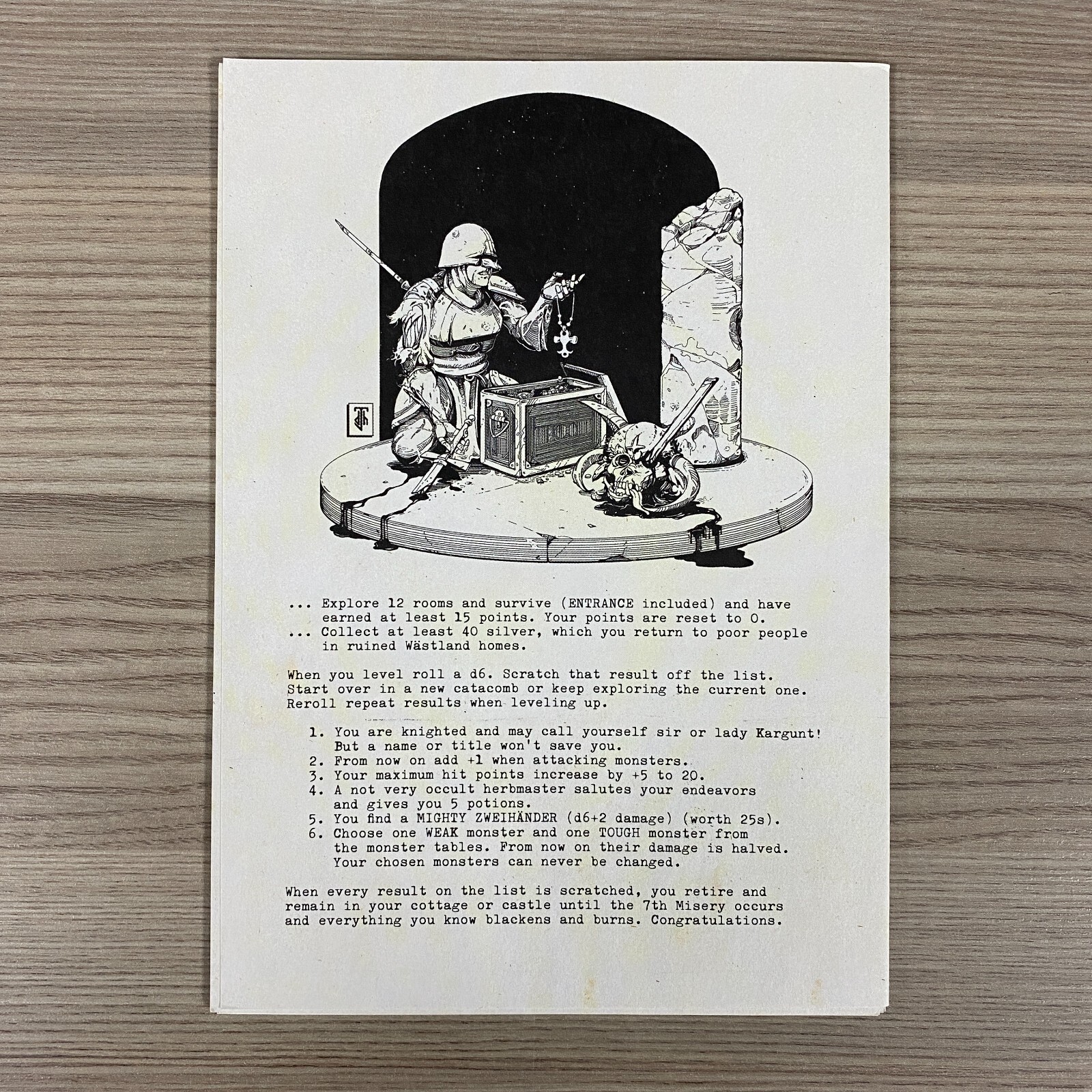 DARK FORT FREE LEAGUE FANTASY MORK BORG ROLEPLAY BOOK RPG RULES | eBay