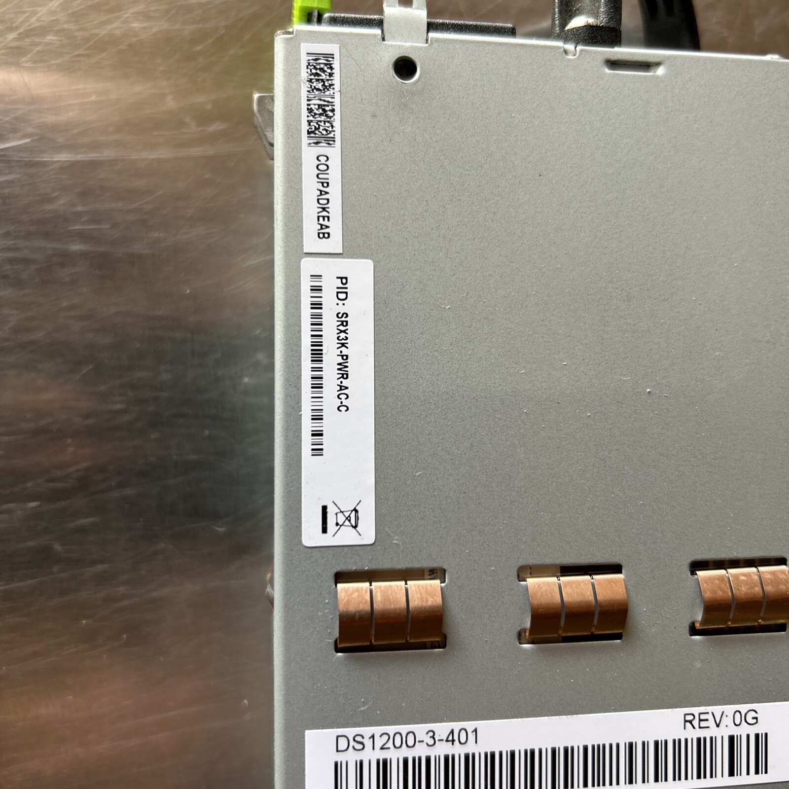 Juniper Networks Ds1200-3 Srx3k-pwr-ac-c Emerson 1200w Power Supply ...