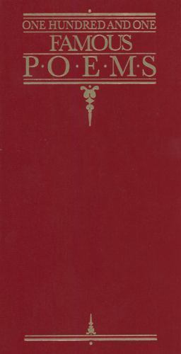 101 Famous Poems by Roy Jay Cook (1984, Hardcover) for sale online ...