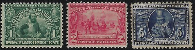 US Scott # 328, 329 & 330 - Complete Set - Mint OG Never Hinged SCV$535 ...