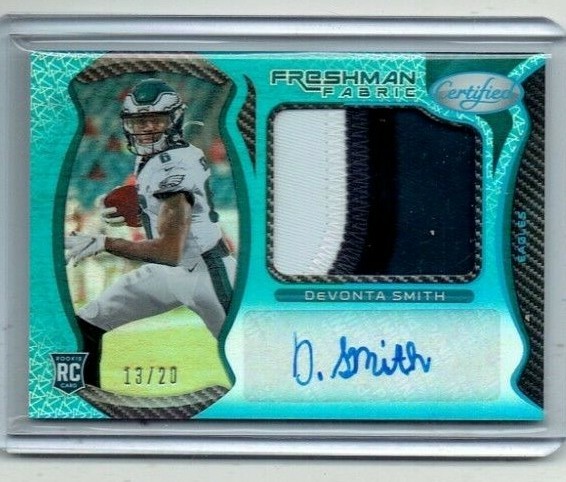 Devonta Smith 2021 Panini Certified Rookie Pach Auto/Autograph Card /20 ...