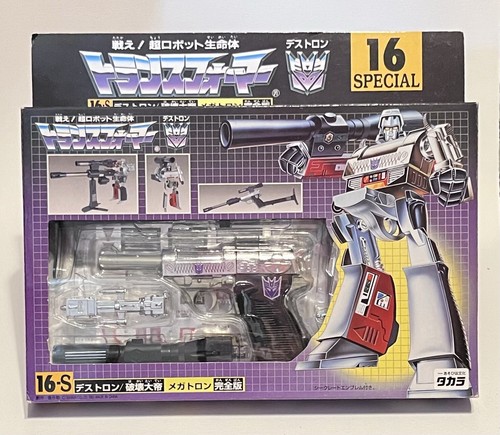 TAKARA 16-S G1 MEGATRON REISSUE FROM 2001 MIB NO KO VINTAGE LEGIT ...