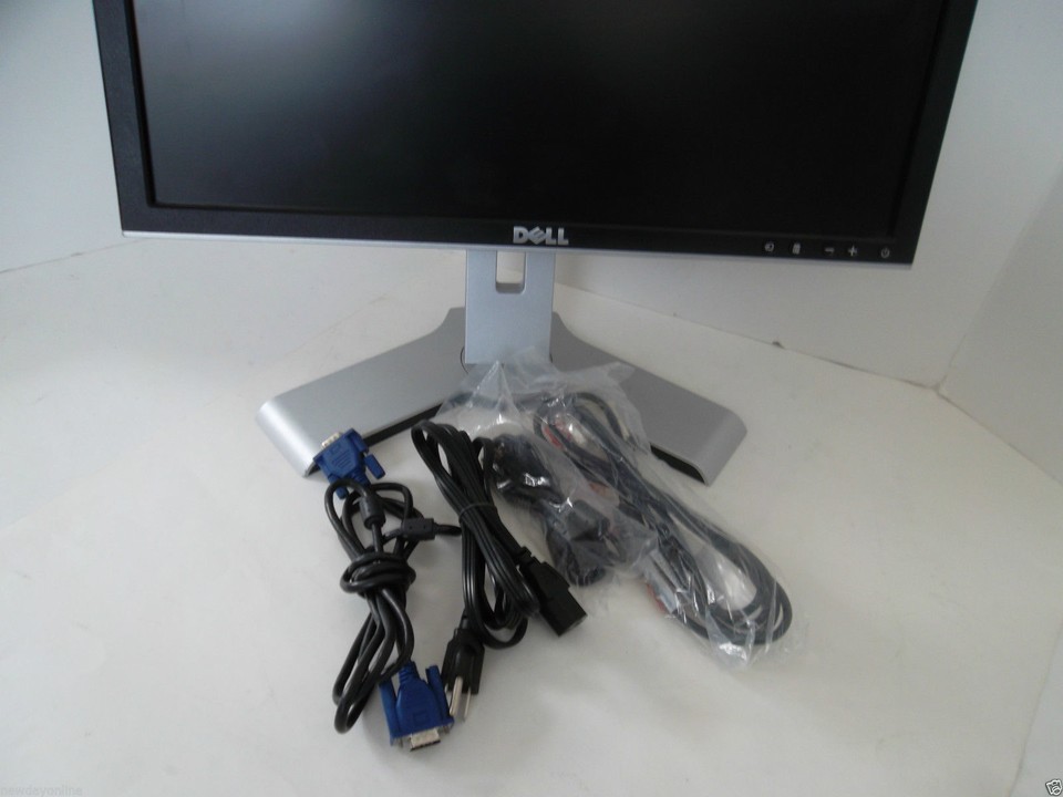 Dell 2007WFP 20" UltraSharp LCD Monitor w/4-Port USB Hub VGA DVI S ...
