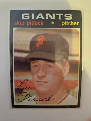 1971 TOPPS SKIP PITLOCK #19A VG/EX COMBINED SHIPPING | eBay