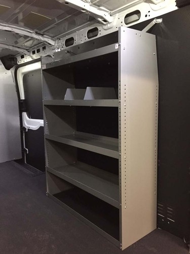 3 pcs Aluminum Shelving Package for High Roof Ford Transit Van 59"Hx 45 ...