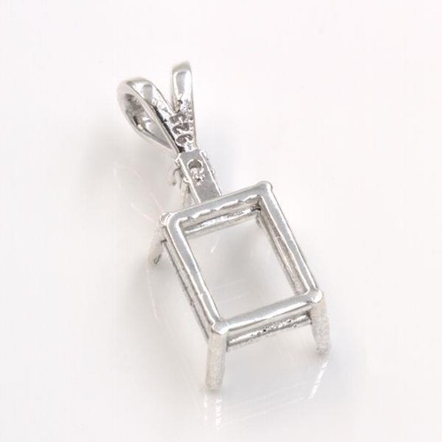 Emerald Single Accent Pre-notched Pendant Mounting | eBay