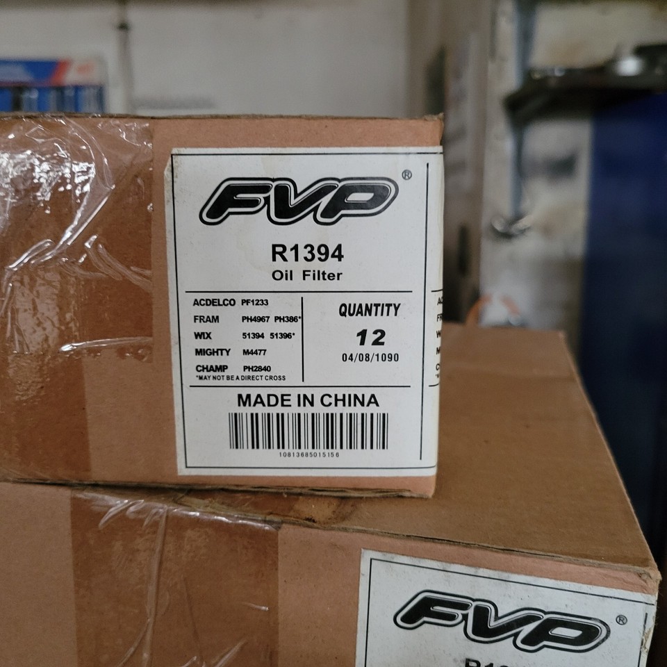 FVP R1394 Automotive Engine Oil Filters Case Of 12 Filters PH4967 | eBay