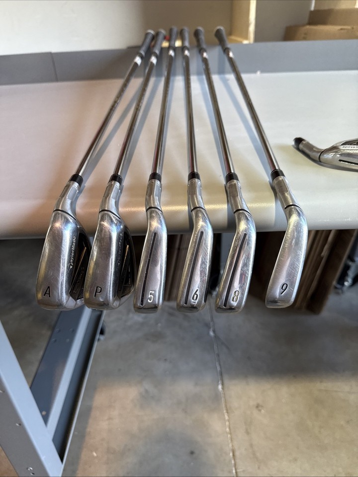 TAYLORMADE SIM2 MAX IRONS 7 PC SET #5-PW,AW Max MT KBS R85 STEEL | eBay