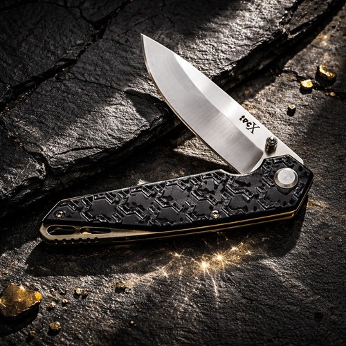 WR Case TecX TS-1 Liner Folding Knife 4" Stainless Steel Blade Black ...