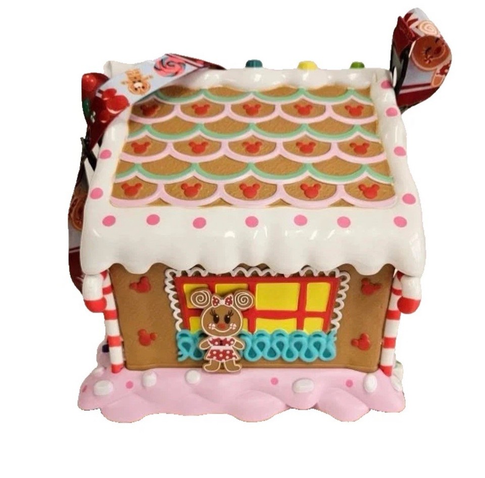Disney Mickey Minnie Gingerbread House Popcorn Bucket Disneyland ...