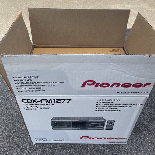 Vintage Pioneer CDX- FM 1277 12 Disk CD Changer NEW | eBay