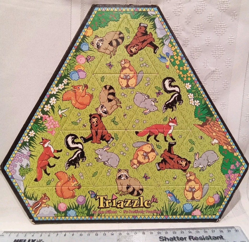 Triazzle Brain Teaser Puzzle Woodland Animals By Dan Gilbert New | eBay UK