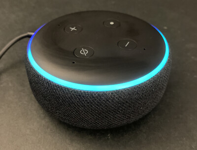 Amazon Black Echo Dot C78MP8 3rd Gen Smart Speaker W/Cord Works Great ...