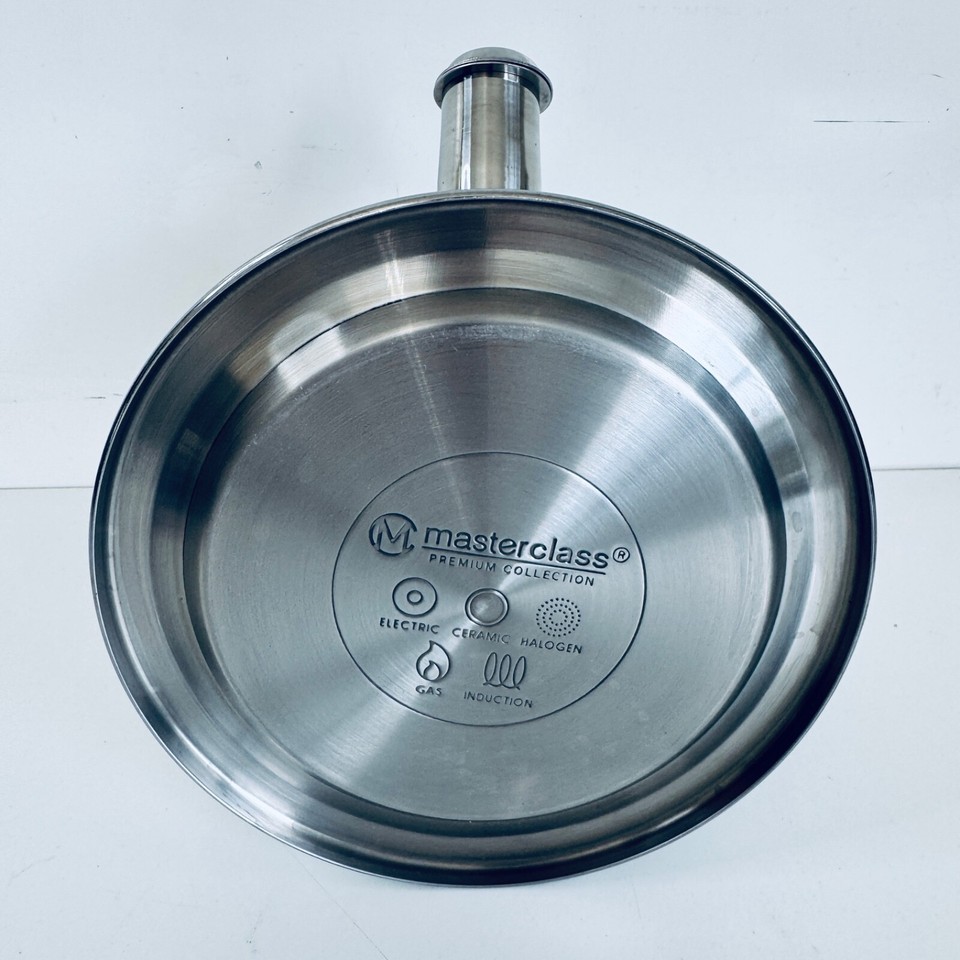 Premium Enameled Whistling Tea Kettle White Gray Floral MASTERCLASS ...