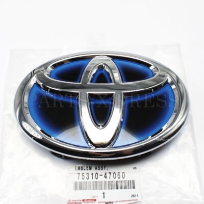 OEM GENUINE TOYOTA PRIUS AVALON FRONT GRILL RADIATOR EMBLEM LOGO 75310 ...