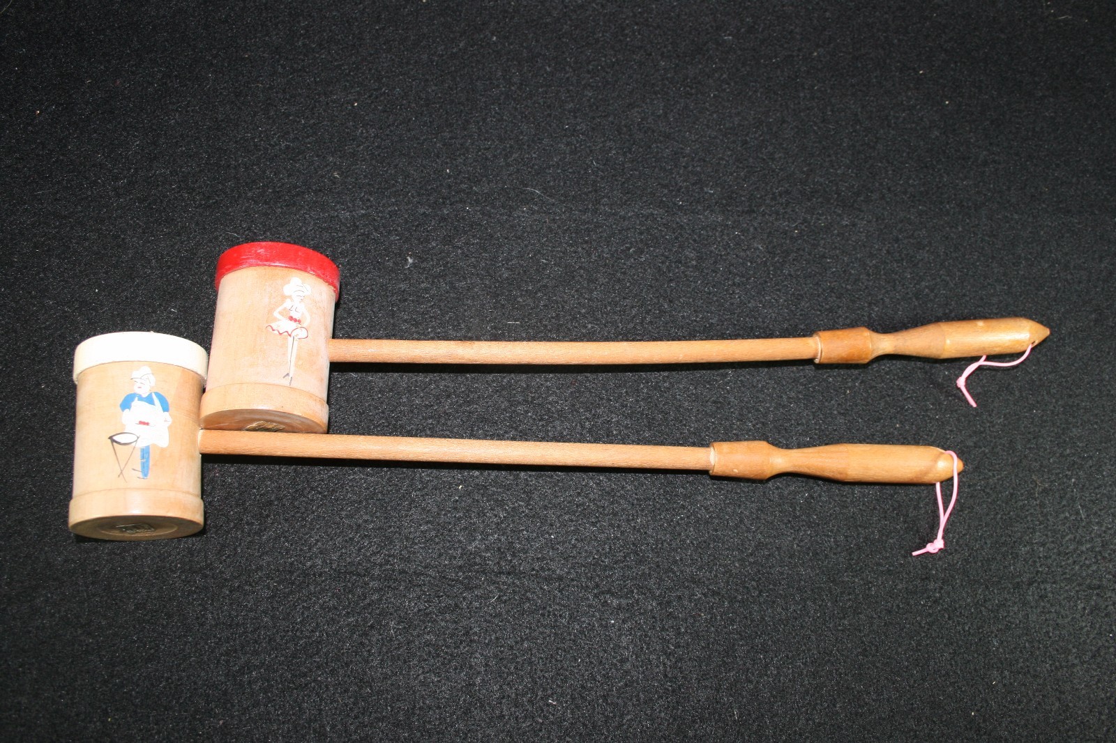 Rare Vintage Gavel Mallet Salt and Pepper Shakers With Handle Japan ...