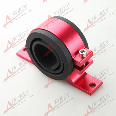 Fuel Pump Bracket Clamp Cradle Anodised Single Billet With 2 Inserts ...