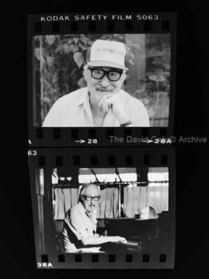 '83 Jimmy Rowles Knickerbocker Saloon Jazz Pianist Gahr 35mm 2 Negative ...