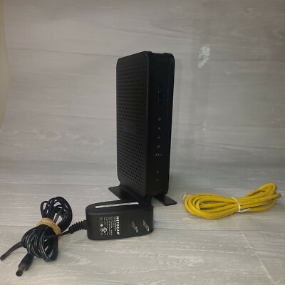 NETGEAR C3000-100NAS N300 (8x4) WiFi DOCSIS 3.0 Cable Modem Router ...