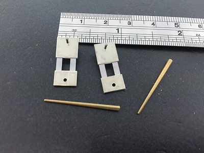 Hermle Clock Suspension Springs with pins size 11/16" x 5/16"Set of 2 ...