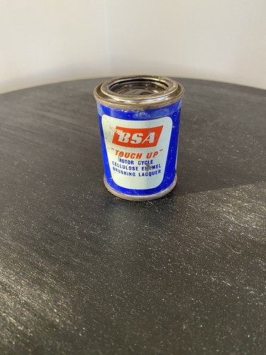 Vintage Bsa Motorcycle Paint Touch-up Can Garage Man Cave British Oil ...