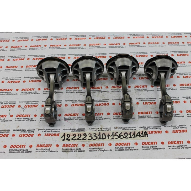 Kit 4 pistoni + bielle PANKL Pistons+rods set Ducati Panigale 1100 V4 ...