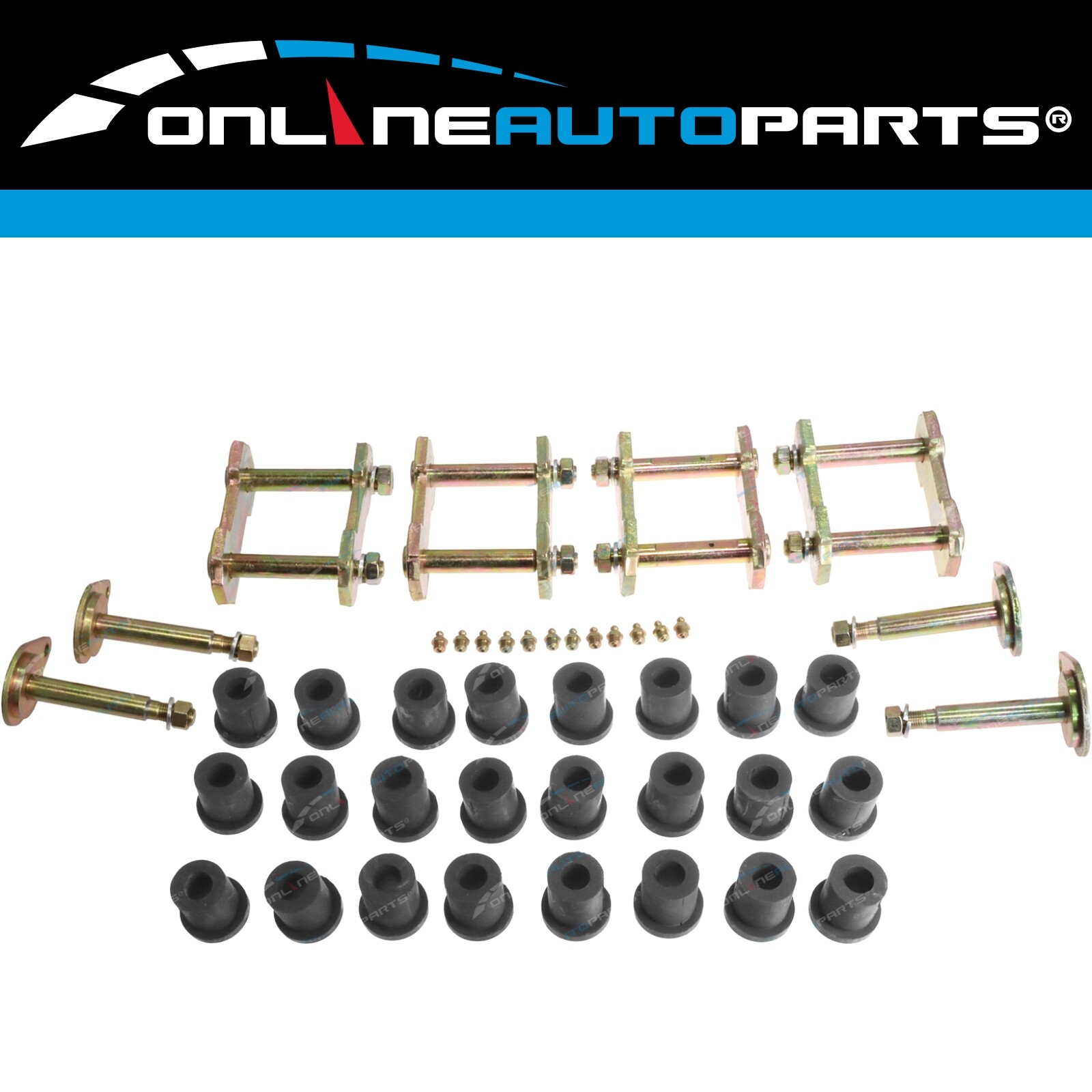 Leaf Spring Shackle Pin Rubber Bush Kit for Toyota FJ70 BJ70 BJ73 BJ74 ...