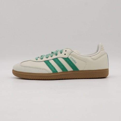 JI3906 adidas Originals Samba OG Off White Court Green Hazy Green ...