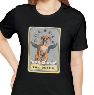 Boxer Dog Shirt Boxer Mom tShirt Boxer Dog Tarot Card Shirt Boxer Lover ...