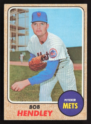 Bob Hendley 1968 Topps #345 New York Mets VG CR | eBay