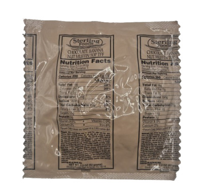 USGI Ration Dessert - Chocolate Banana Nut Muffin Top - 6, 12, 24 and ...