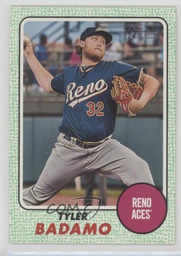 2017 Topps Heritage Minor League Edition Green /50 Tyler Badamo #38 | eBay
