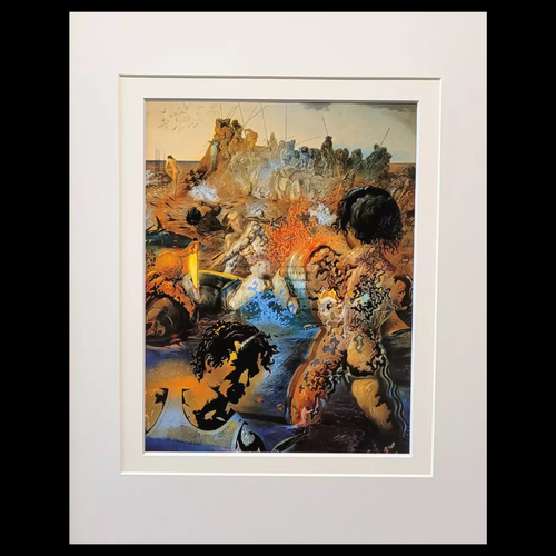 Salvador Dali Tuna Fishing Collectible Surrealism Framed/Matted Print ...