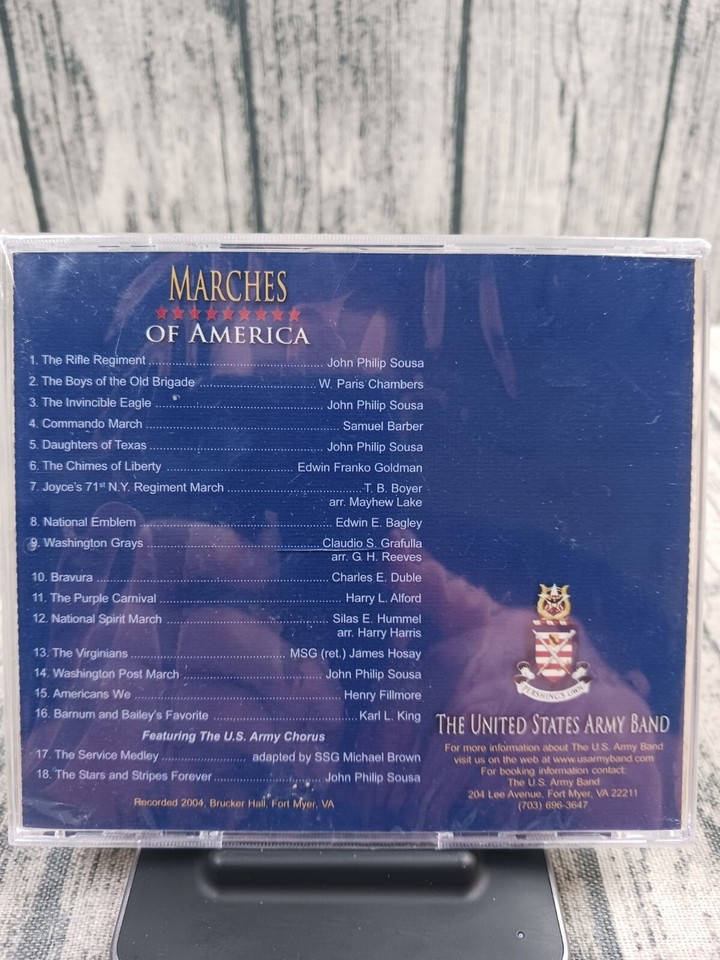 Marches Of America: The United States Army Band (CD, 2004, Brucker Hall ...