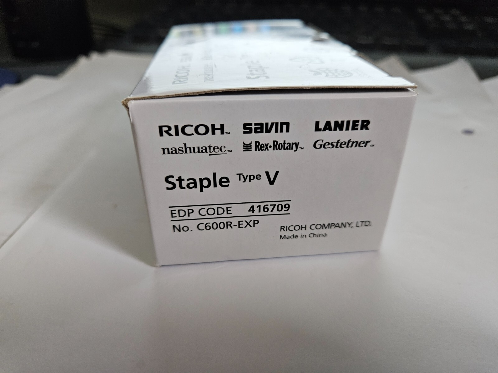 Genuine Ricoh Type V Staple Cartridge Holder 416709 SR4090 SR4120 ...