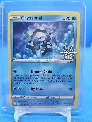 Cryogonal 043/203 Holiday Snowflake Stamped Pokemon TCG card | eBay