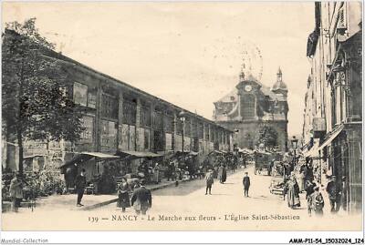 AMMP11-1015-54 - NANCY - Il Mercato Dei Fiori - La Chiesa SAINT ...