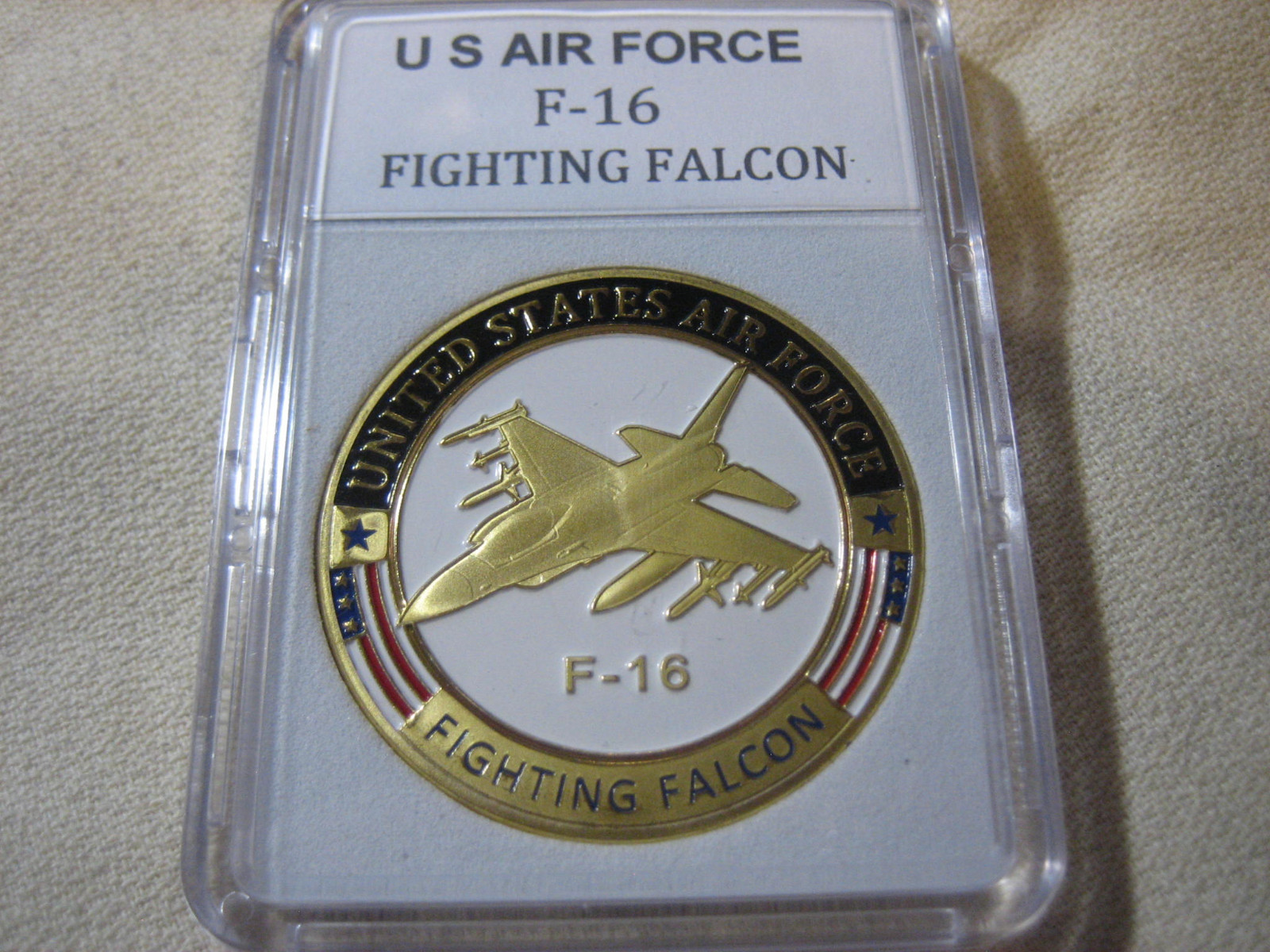 U S AIR FORCE F-16 FIGHTING FALCON Challenge Coin | eBay