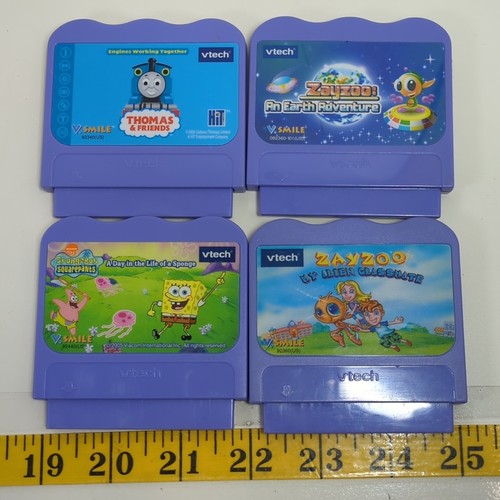 VTech V. Smile Video Game Cartridge Education Learning SpongeBob Thomas ...