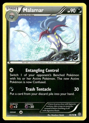 Malamar 46/98 Ancient Origins Pokemon TCG trading card | eBay