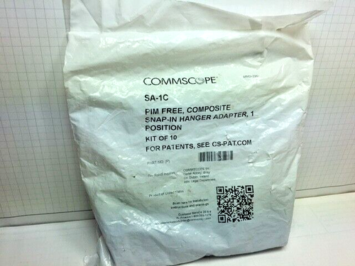 SA-1C COMMSCOPE PIM-FREE COMPOSITE SNAP-IN HANGER ADAPTER, 1 POSITION ...