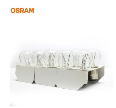 10pcs OSRAM 7225 P21/4W BAZ15d 12V S25 Original Line Metal Bases Lamps ...