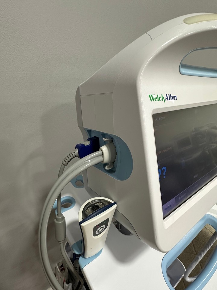 Welch Allyn Connex Vital Sign Monitor 6000 Series, Stand, Nellcor, NIBP ...