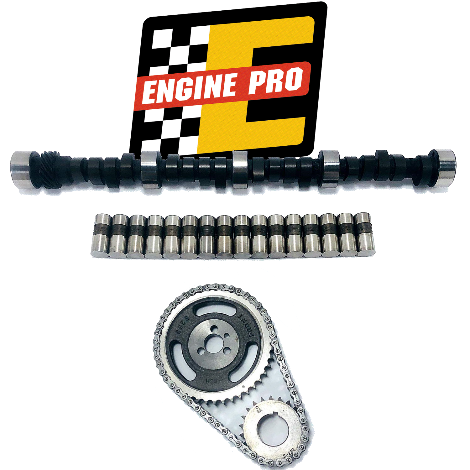 Stage 5 HP Camshaft Kit w Timing Set for Chevrolet SBC 305 350 5.7L 510 ...