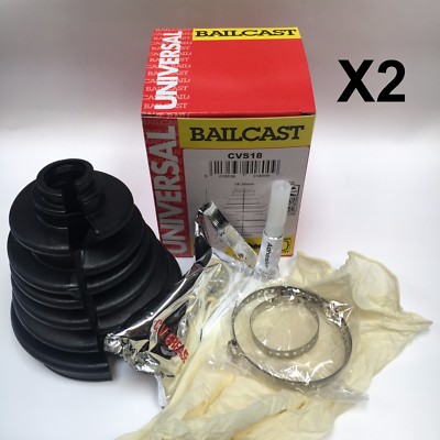 Universal Split CV Boot Kit Bailcast Stickyboot Easy Driveshaft Gaiter ...