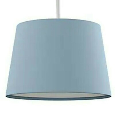 Soft Blue Ceiling or Lamp Shade Lightshade 28cm NEW | eBay UK