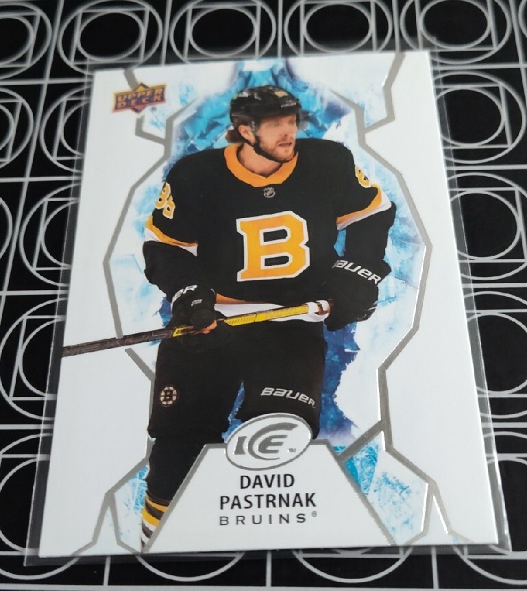 DAVID PASTRNAK BOSTON BRUINS 2021-22 UPPER DECK ICE CARD NUMBER 57 | eBay
