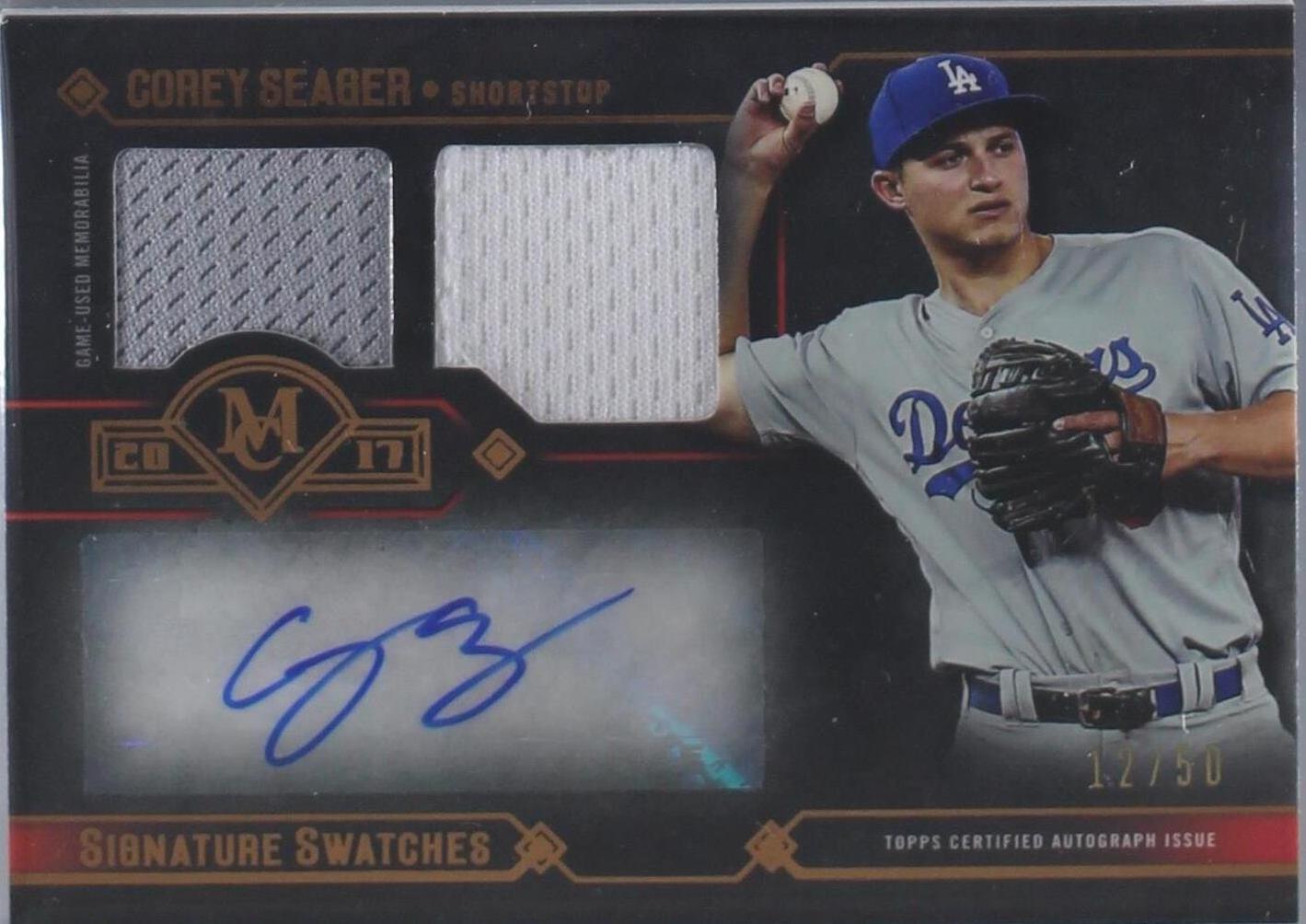 2017 Topps Museum Collection - Signature Swatches Single Player Dual ...