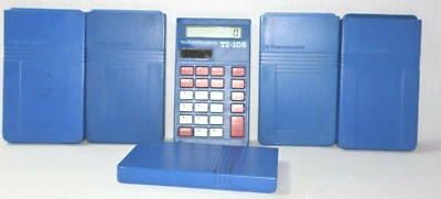 Texas Instruments TI-108 Basic Calculator X5 TESTED & Working ...